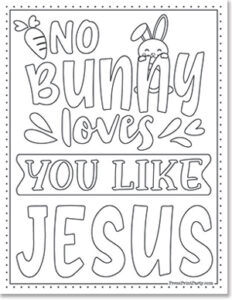 10 Free Easter Religious Coloring Pages for Holy Week
