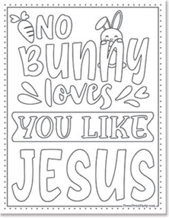 10 Free Easter Religious Coloring Pages for Holy Week