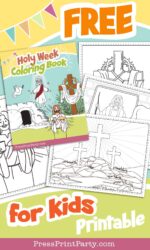 10 Free Easter Religious Coloring Pages for Holy Week