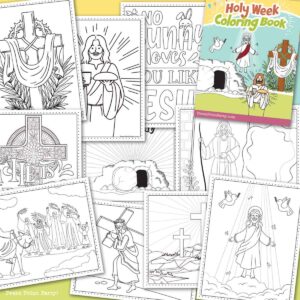 10 Free Easter Religious Coloring Pages for Holy Week