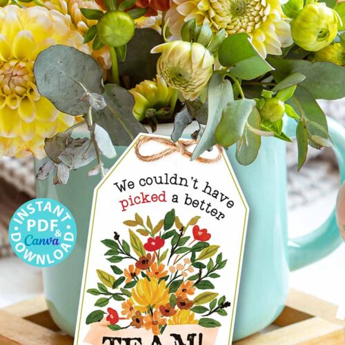 Team Appreciation Gift Tags for Flowers, We Couldn't Have Picked a ...