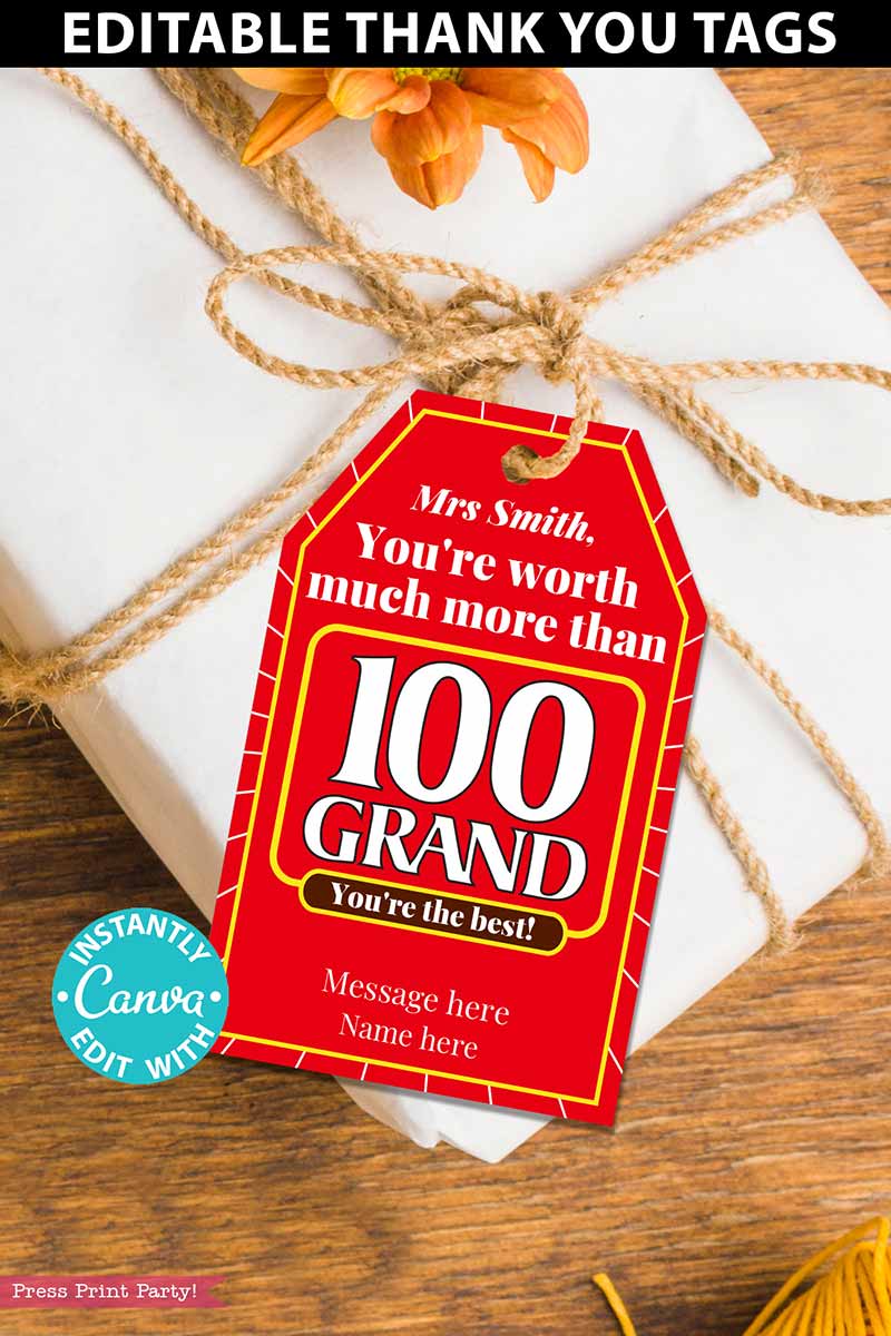 Free Printable Employee Appreciation Candy Tags Purchase Cheap