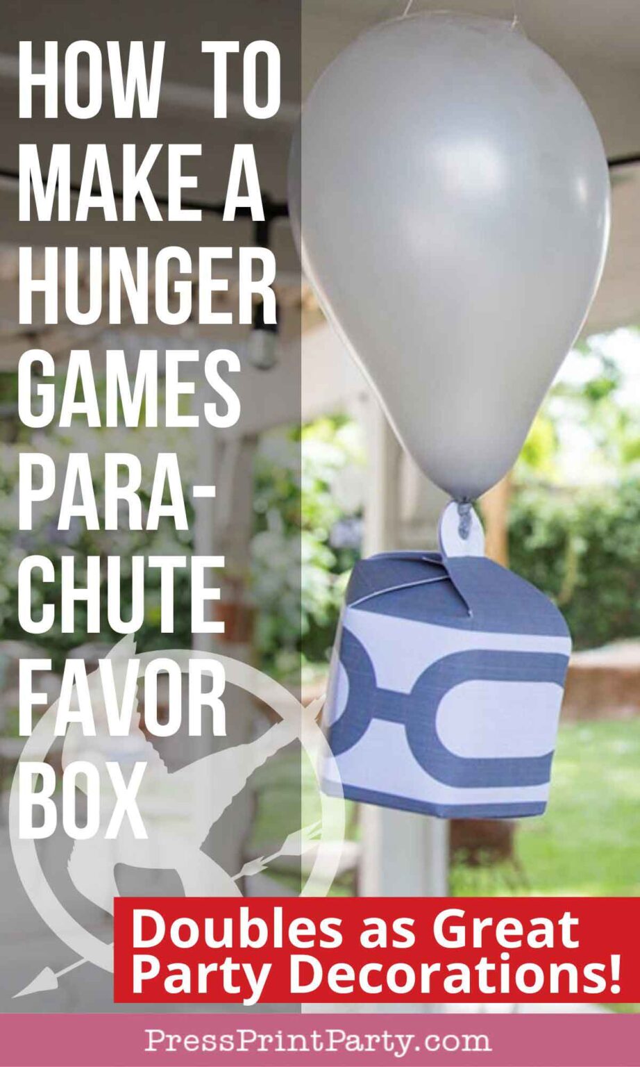 How to Make Hunger Games Parachute Favor Boxes and Wow Your Guests