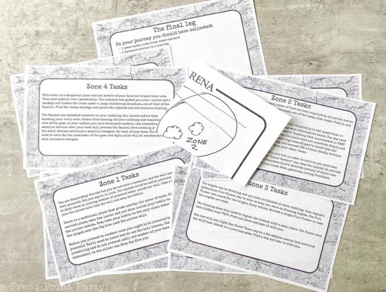 5 Creative Hunger Games Party Activities and Tribute Scavenger Hunt Ideas