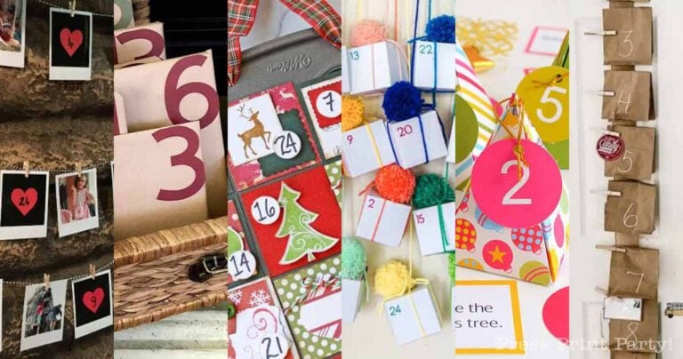 33 DIY Advent Calendar Ideas for Kids to Countdown Until Christmas