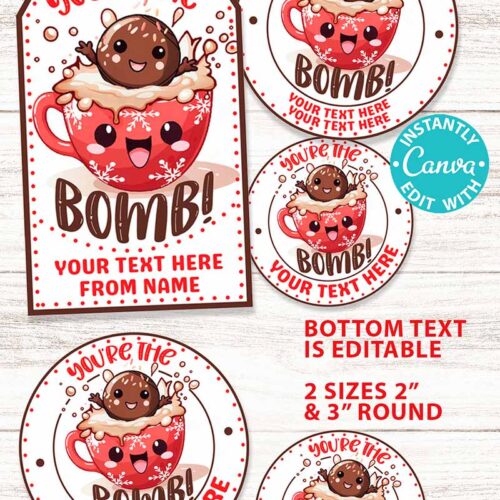 Christmas Treat Tags A Little Christmas Treat for Someone Sweet - Press ...
