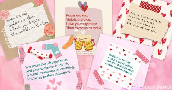 25 Original Valentine Funny Poems for Silly Cards