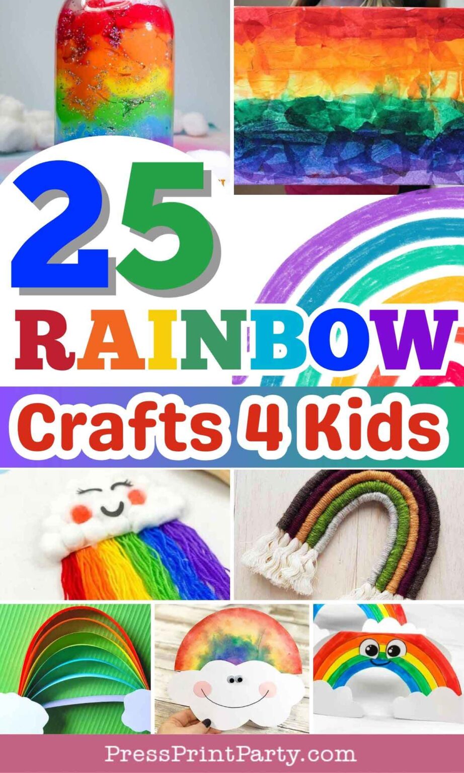 25 Cool Rainbow Crafts for Kids and Easy Art Ideas