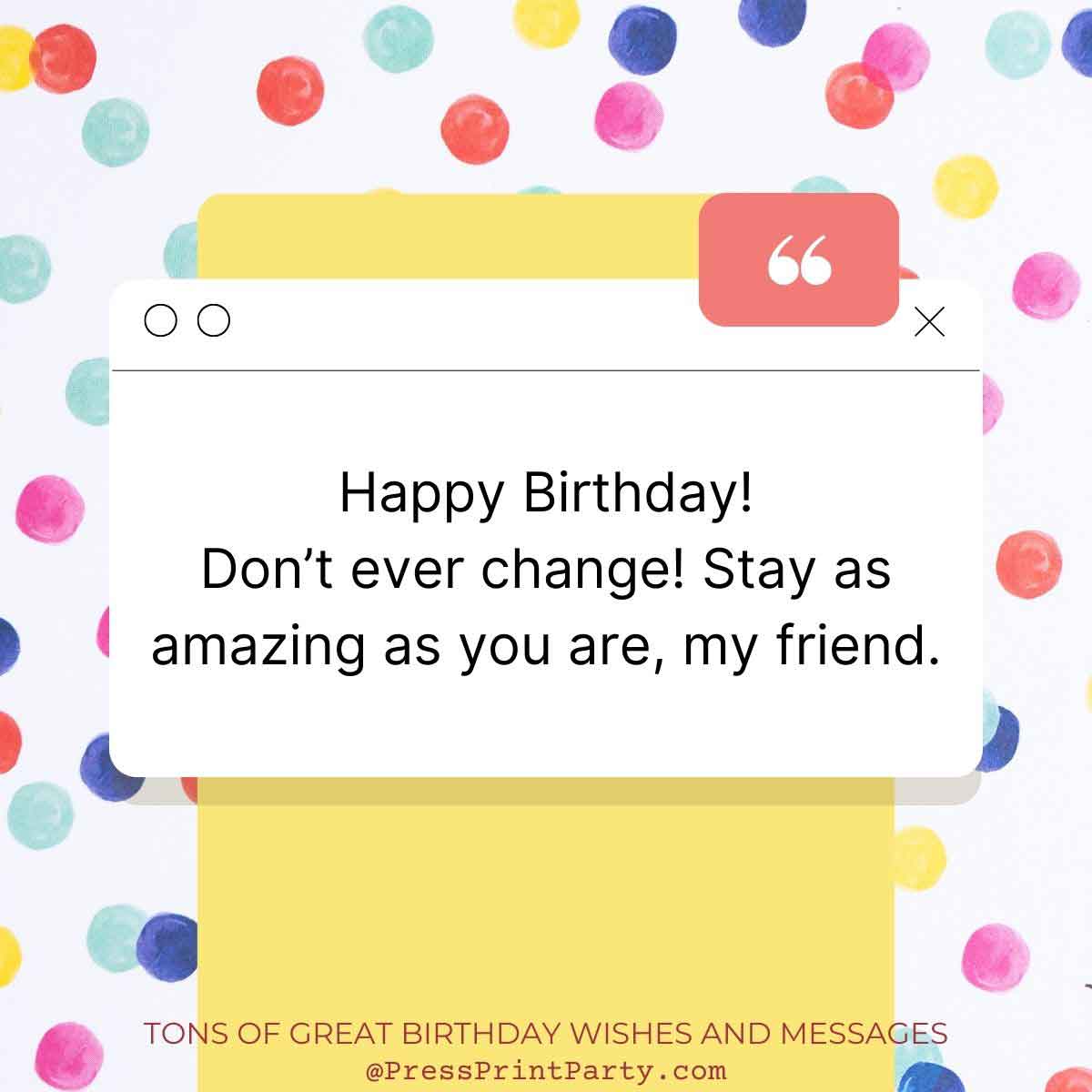 Happy Birthday To My Best Friend Messages