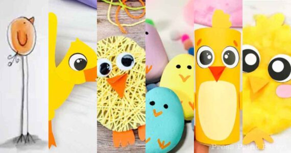 27 Cute Easter Chicks Crafts for Kids You'll Want to Keep