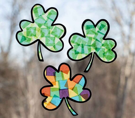 17 Lucky Shamrock Crafts for Kids on St. Patrick's Day