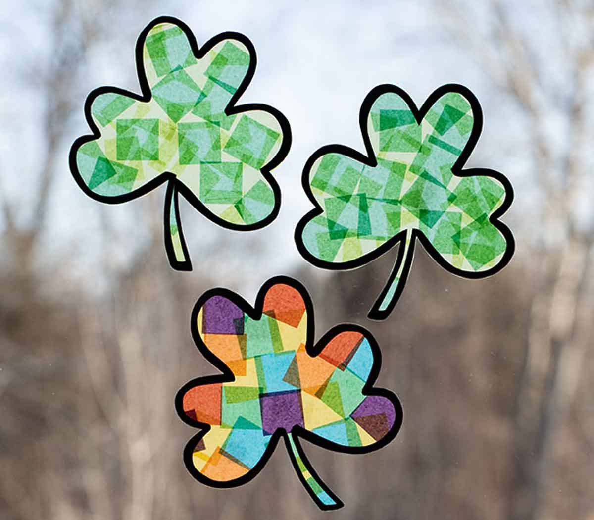 17 Lucky Shamrock Crafts for Kids on St. Patrick's Day