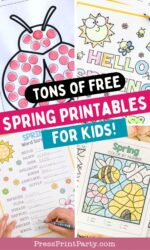 90+ Free Spring Printables For Fun Kids Activities