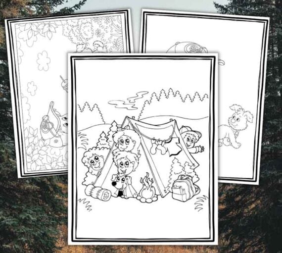 15 Cute Sets of FREE Summer Coloring Pages for Kids
