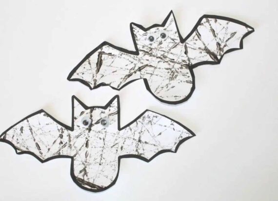 25 Fang-tastic Halloween Bat Crafts Kids will go Batty For
