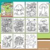 Get Inspired by Nature With This Mushrooms Coloring Book