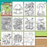 Get Inspired by Nature With This Mushrooms Coloring Book