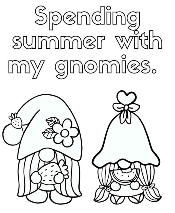 15 Cute Sets of FREE Summer Coloring Pages for Kids