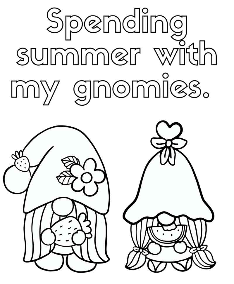 15 Cute Sets of FREE Summer Coloring Pages for Kids