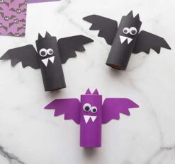 25 Fang-tastic Halloween Bat Crafts Kids will go Batty For