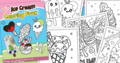 10 Free Ice Cream Coloring Pages for Summer Fun