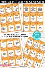 Halloween Candy Game Free Printable: Fun Candy Swap Game for kids