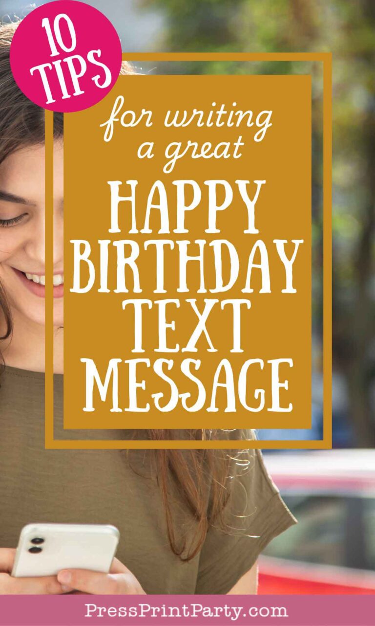 10 Tips for Writing a Great Happy Birthday Text Message
