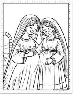 10 Beautiful Christian Christmas Coloring Pages for Kids