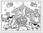 10 Beautiful Christian Christmas Coloring Pages for Kids