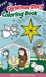 10 Beautiful Christian Christmas Coloring Pages for Kids