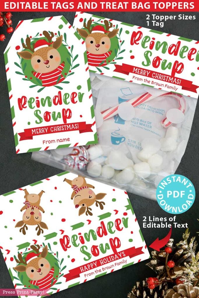 12 Free Printable Funny Christmas Tags for Spreading Festive Cheer!