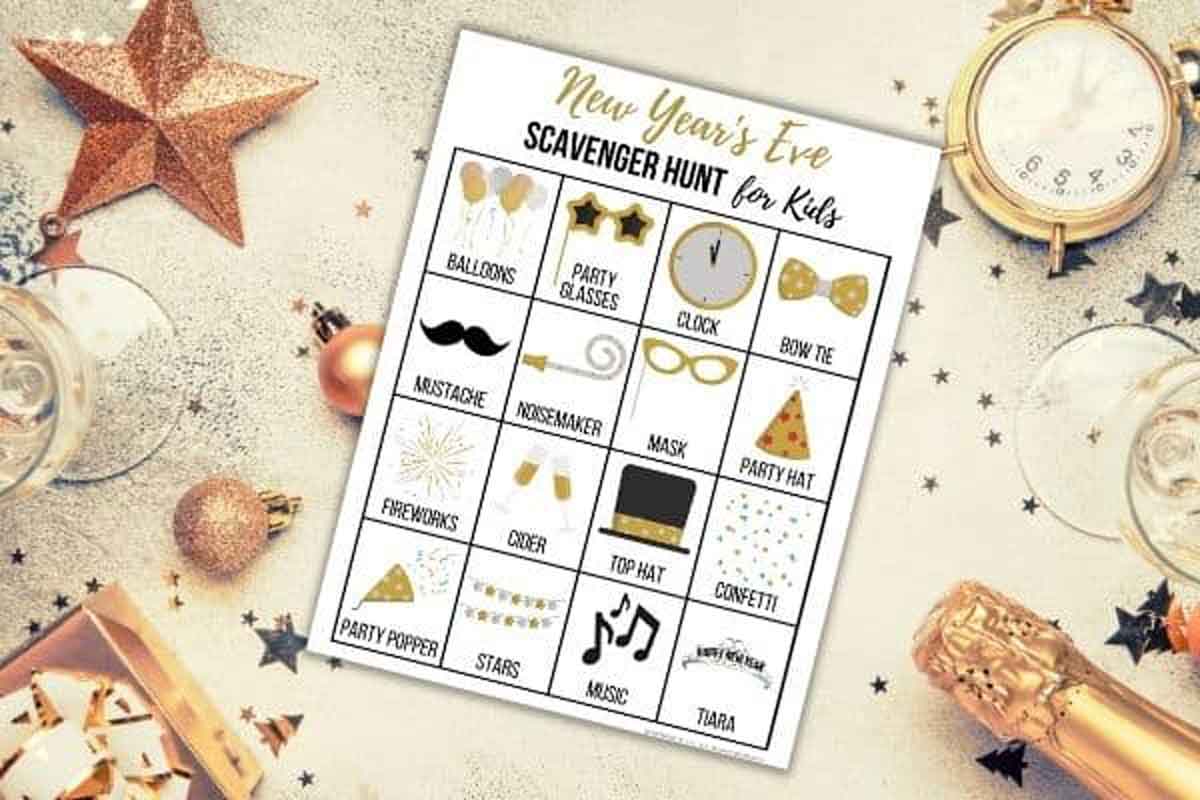 10 Free New Year’s Printable Games Kids Will Love