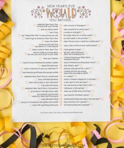 10 Free New Year’s Printable Games Kids Will Love