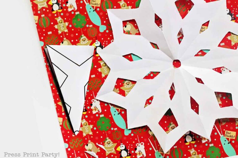 Free Printable Paper Snowflake Templates and Instructions