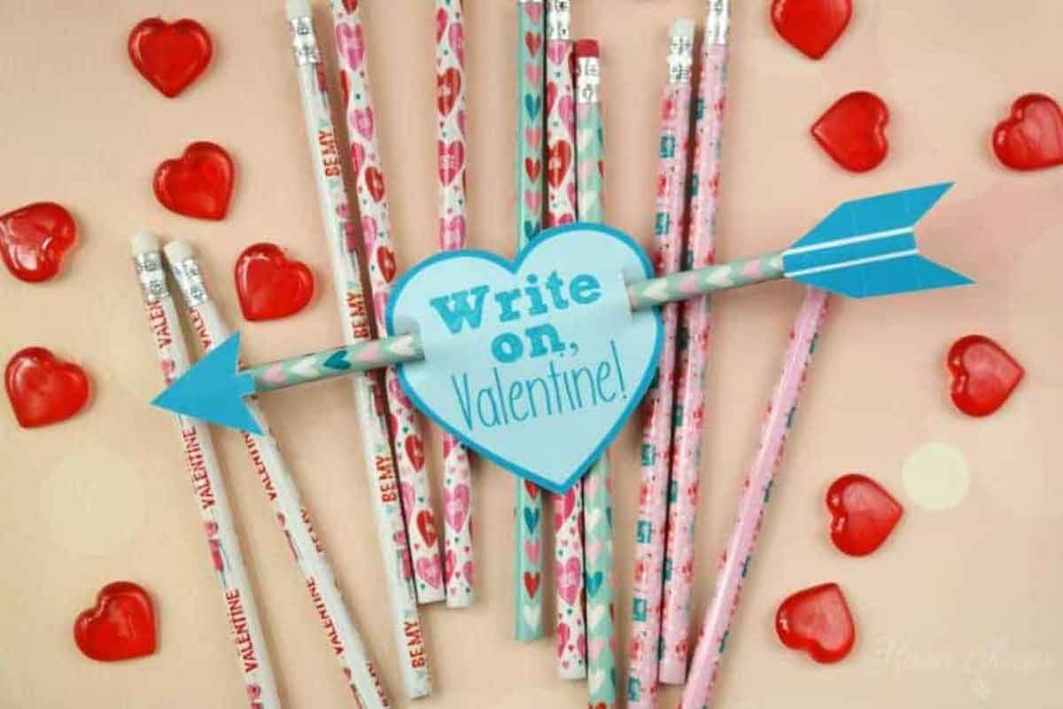 20 Adorable Pencil Valentines Perfect for School