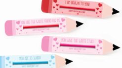 20 Adorable Pencil Valentines Perfect for School