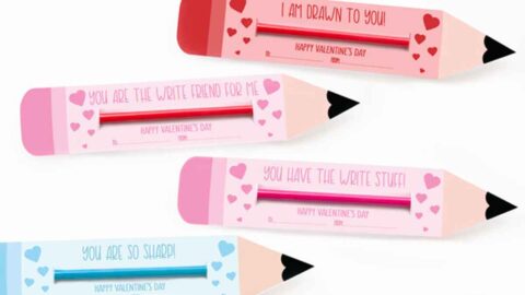 20 Adorable Pencil Valentines Perfect for School