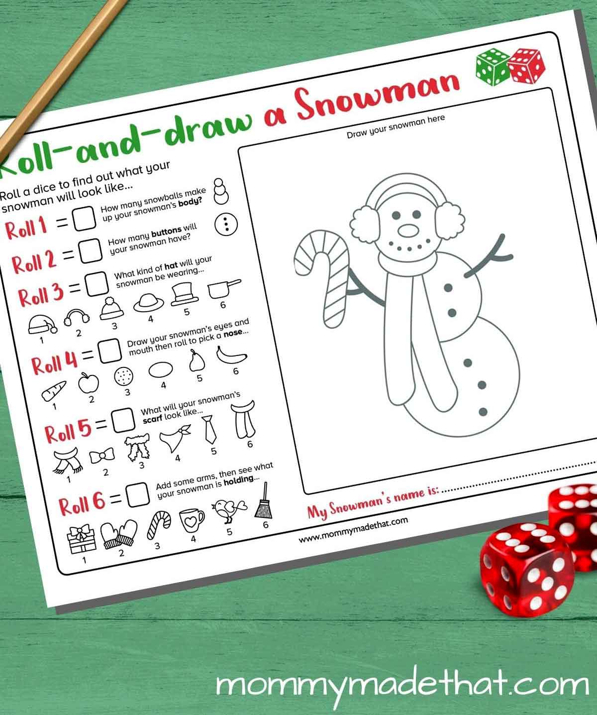 Snow Much Fun! 10 Printable Winter Games for Kids!