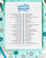 Snow Much Fun! 10 Printable Winter Games for Kids!
