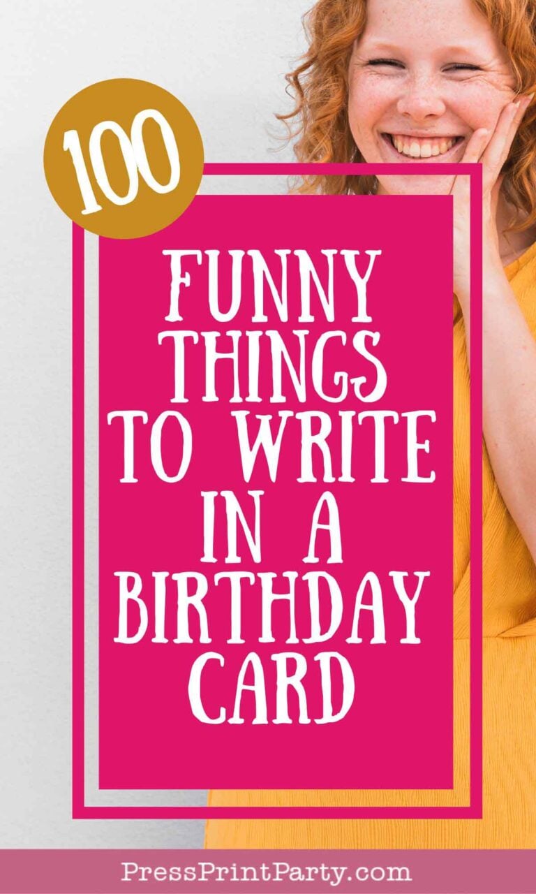 100 Funny Things to Write in a Birthday Card