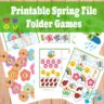 20 Free Printable Spring Activities and Games for Kids