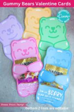 Gummy Bear Valentines - Press Print Party!