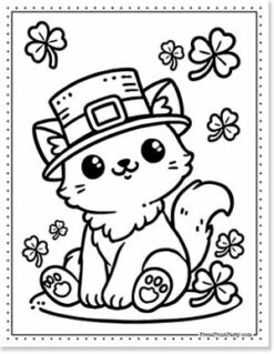 10 St. Patrick’s Day Coloring Pages Full of Irish Charm