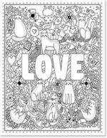 10 Adorable Valentine Cat Coloring Pages Printables
