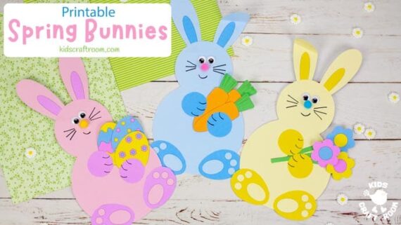 20 Printable Spring Crafts for Kids to Celebrate the Season