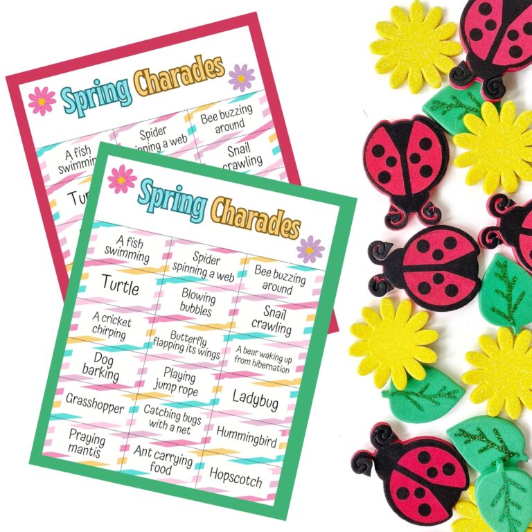 20 Free Printable Spring Activities and Games for Kids