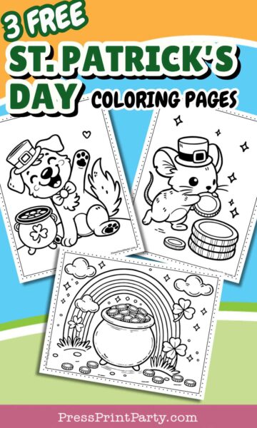 10 St. Patrick’s Day Coloring Pages Full of Irish Charm