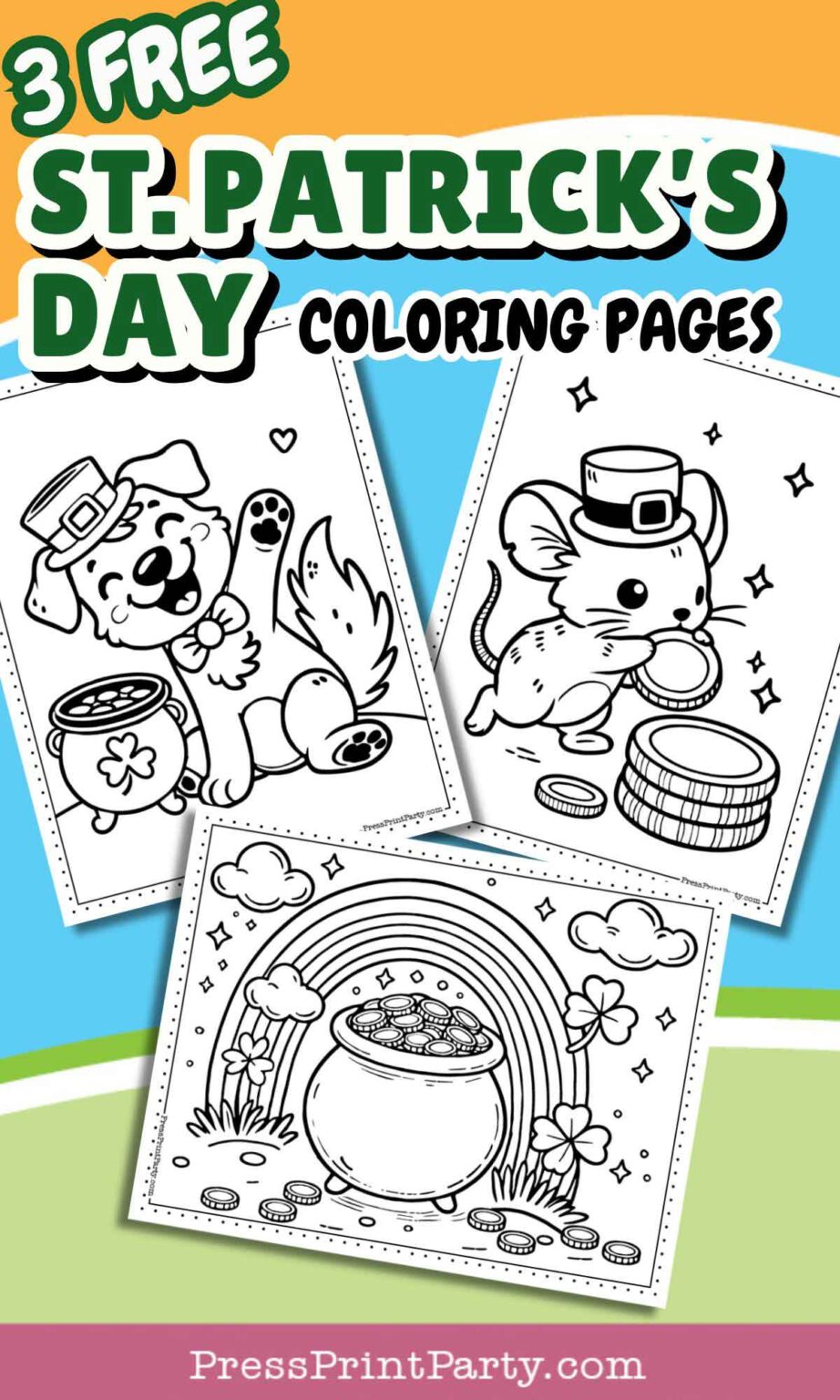 10 St. Patrick’s Day Coloring Pages Full of Irish Charm