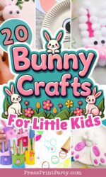 20 Simple Bunny Crafts for Preschool and Elementary Kids