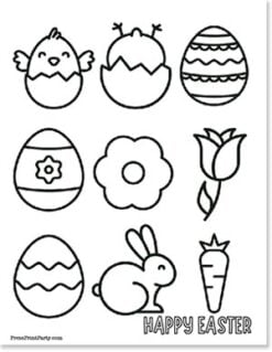 Free Printable Easter Activities Pack for Little Kids